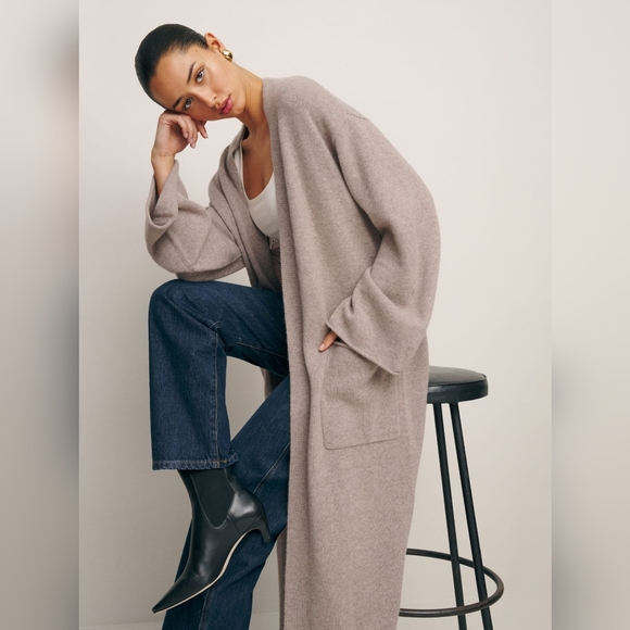 Reformation | Sweaters | Reformation Bri Cashmere Cardigan In Oatmeal ...